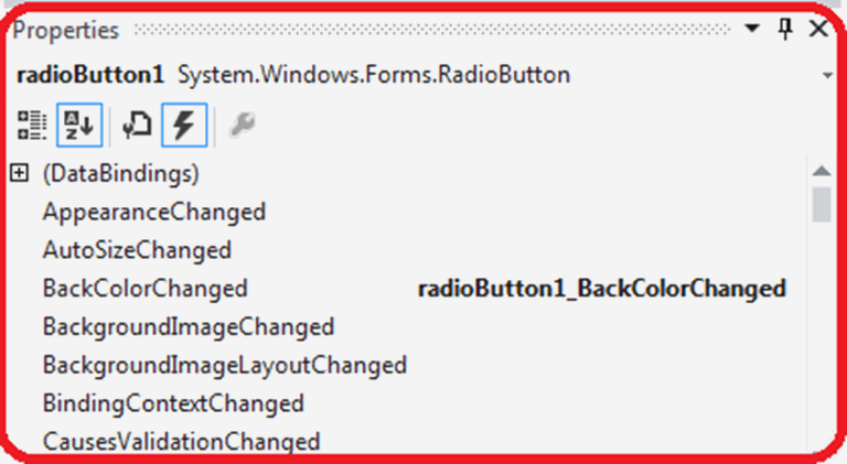 C# RadioButton Control - The Engineering Projects