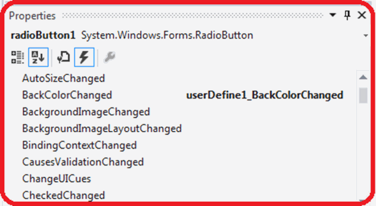 C# RadioButton Control - The Engineering Projects