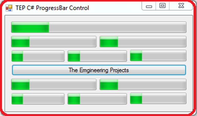 C Progressbar Control The Engineering Projects