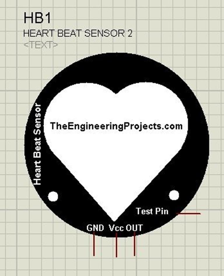 Heart Beat Sensor Library V2.0 for Proteus - The Engineering Projects