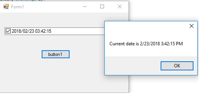 C# DateTimePicker Control - The Engineering Projects