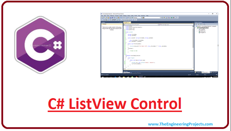 C# ListView Control - The Engineering Projects