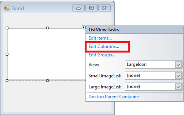 C# ListView Control - The Engineering Projects