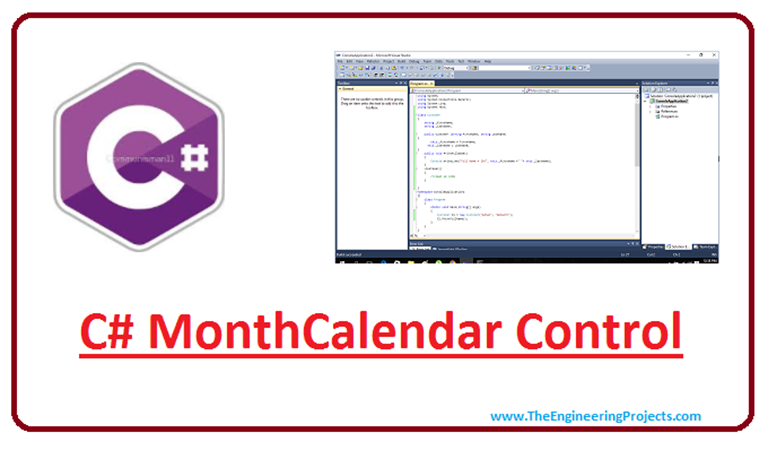 C# MonthCalendar Control - The Engineering Projects