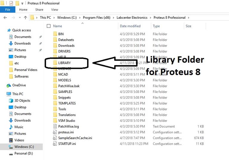 How to add new Library in Proteus 8 - The Engineering Projects