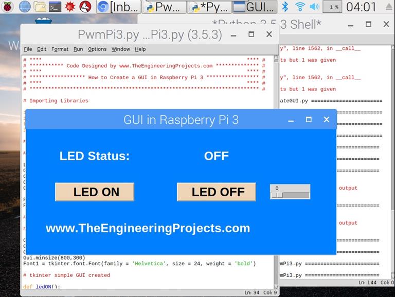 How to Create PWM in Raspberry Pi 3 - The Engineering Projects