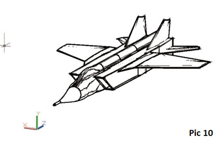 How to Create a Jet Fighter Model in AutoCAD - The Engineering Projects