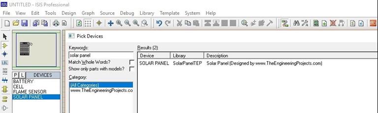 Solar Panel Library for Proteus - The Engineering Projects