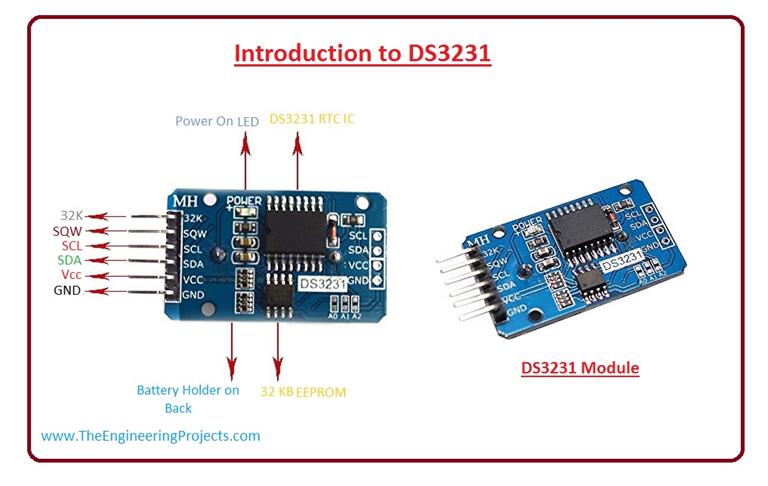 Introduction to DS3231 - The Engineering Projects