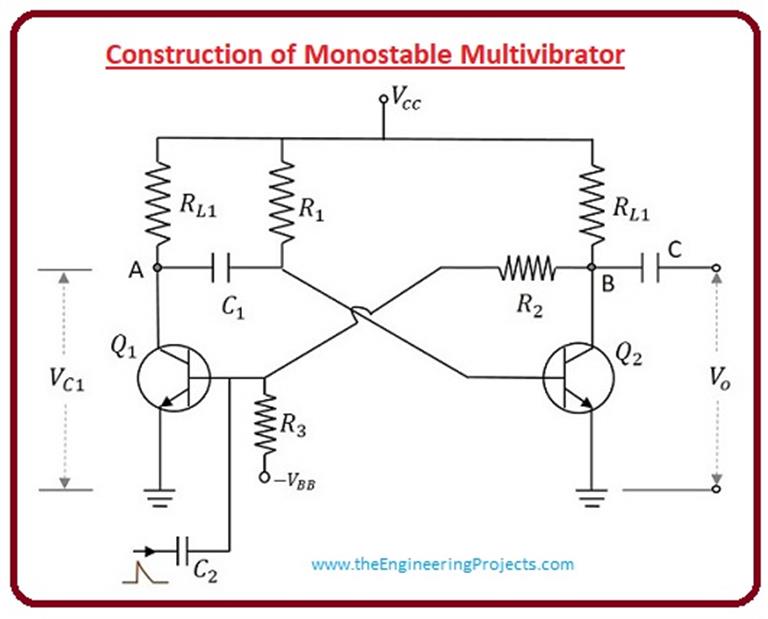 What is Monostable Multivibrator - The Engineering Projects