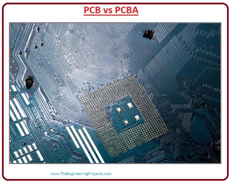 What is difference between PCB and PCBA - The Engineering Projects
