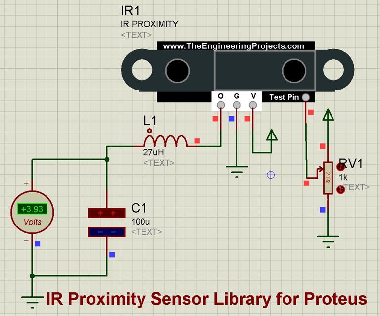 IR Proximity Sensor Library for Proteus - The Engineering Projects