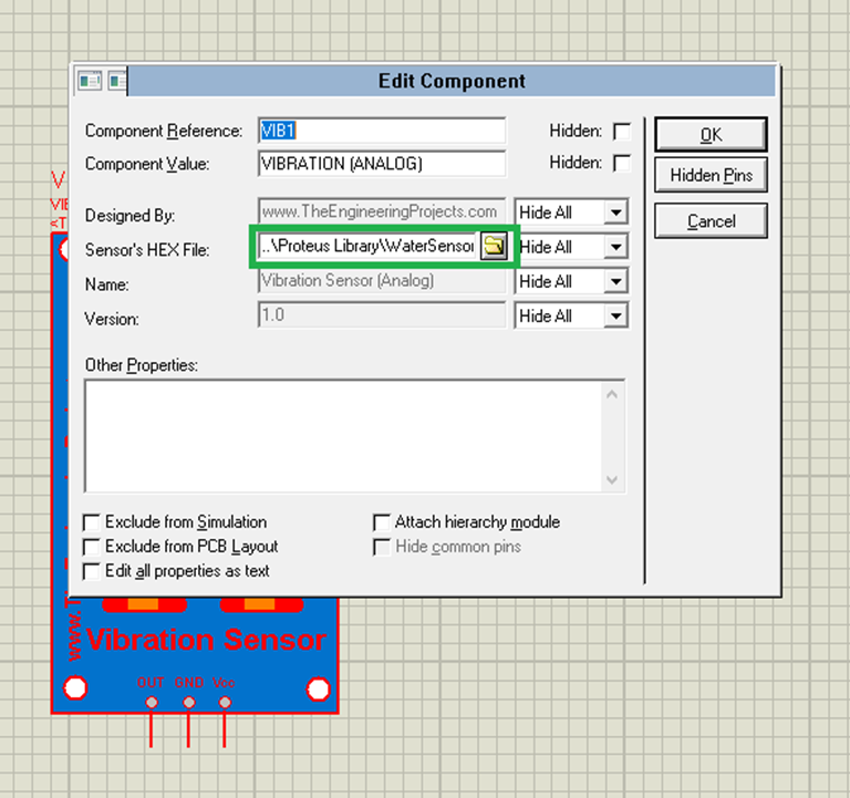 Analog Vibration Sensor Library for Proteus - The Engineering Projects Analog Vibration Sensor Library for Proteus - The Engineering Projects