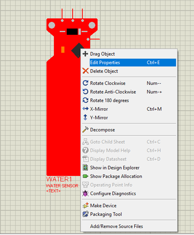 Water Sensor Library For Proteus - The Engineering Projects