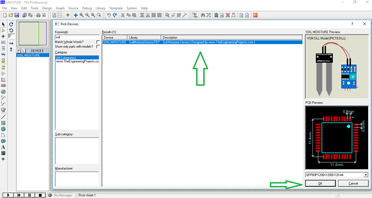 Soil Moisture Sensor Library For Proteus - The Engineering Projects