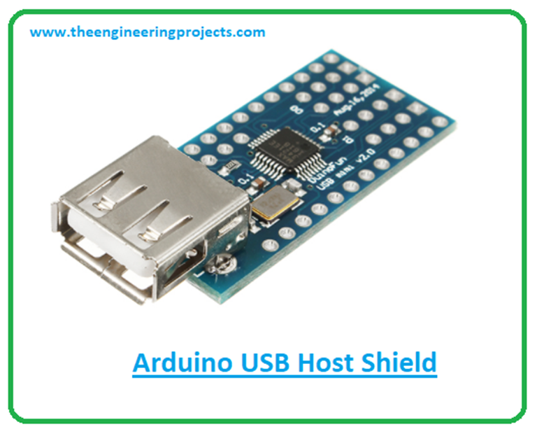 Introduction to Arduino USB Host Shields - The Engineering Projects