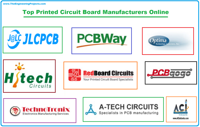 Top Printed Circuit Board Manufacturers Online - The Engineering Projects