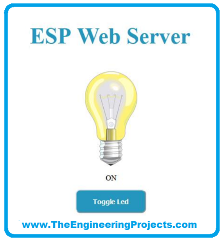 Create Webserver With Esp8266 Using Spiffs The Engineering Projects