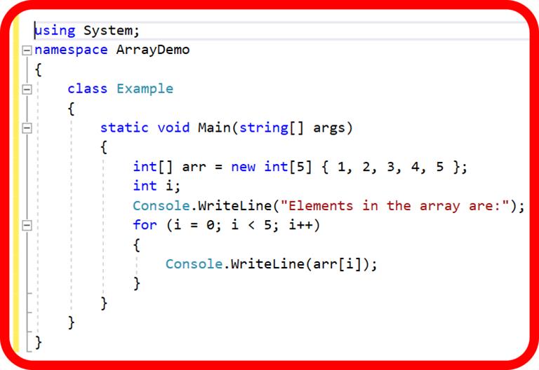 Loops and Arrays in C# - The Engineering Projects
