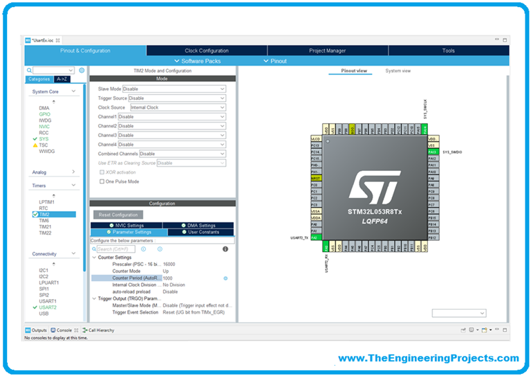 First Project using STM32 in STM32CubeIDE - The Engineering Projects