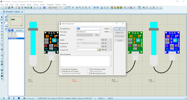 pH Sensor Library for Proteus - The Engineering Projects