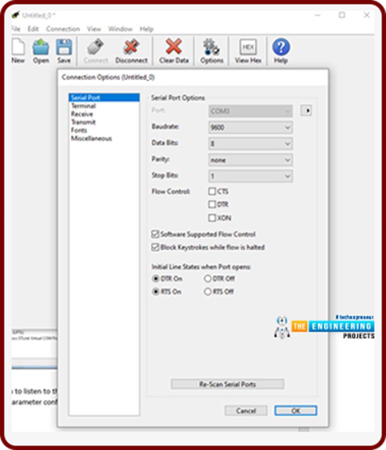 Stm32 Serial Communication In Polling Mode The Engineering Projects