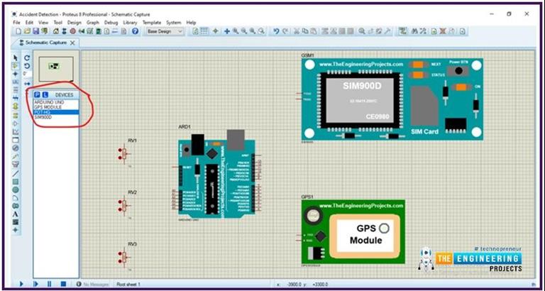 Accident Detection System using Arduino - The Engineering Projects