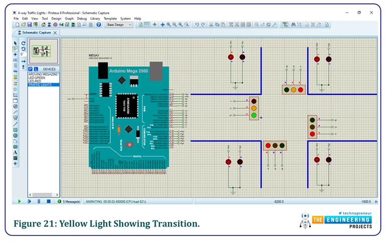 Simple 4-Way Traffic Light Control using Arduino - The Engineering Projects