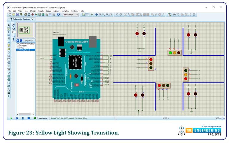 Simple 4-Way Traffic Light Control using Arduino - The Engineering Projects