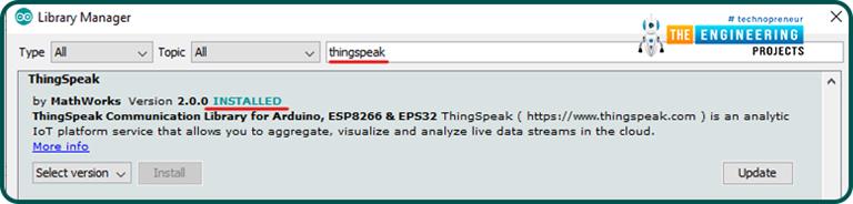 Sending Data to Cloud with ESP32 and ThingSpeak - The Engineering Projects