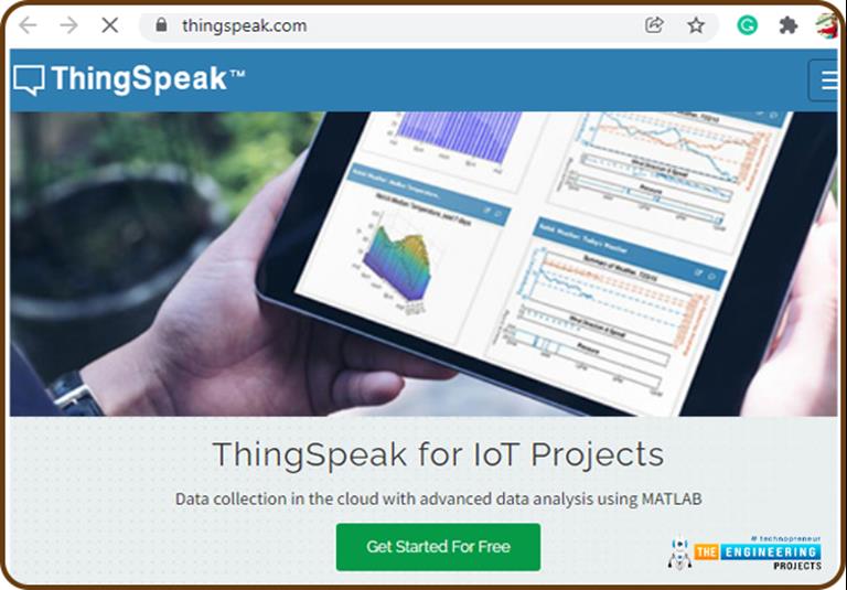 Sending Data to Cloud with ESP32 and ThingSpeak - The Engineering Projects