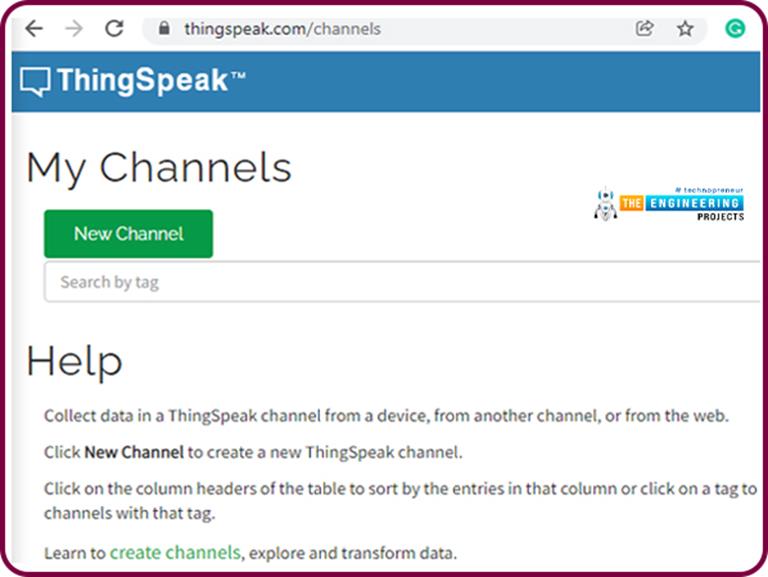 Sending Data To Cloud With Esp32 And Thingspeak The Engineering Projects