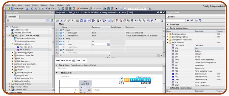Mathematical Calculations in Ladder Logic - The Engineering Projects