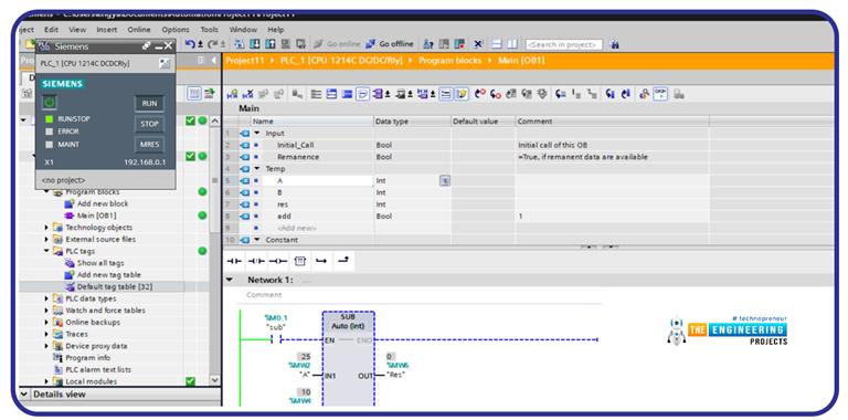 Mathematical Calculations in Ladder Logic - The Engineering Projects