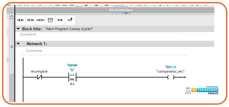 Comparator Operators in Ladder Logic Programming - The Engineering Projects
