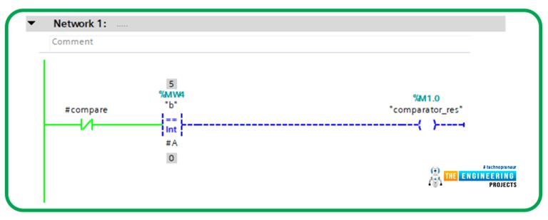 Comparator Operators in Ladder Logic Programming - The Engineering Projects