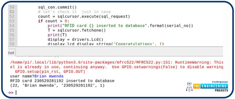 Smart Attendance System using RFID with Raspberry Pi 4 - The ...