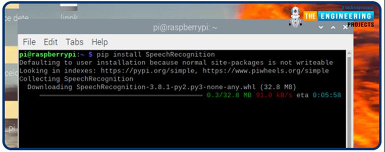 Speech Recognition System Using Raspberry pi 4 - The Engineering Projects