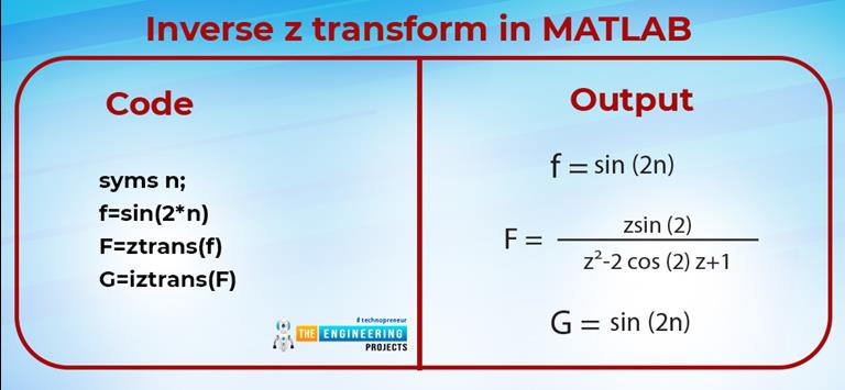 Introduction to Z Transform in Signal and Systems with MATLAB - The Engineering Projects