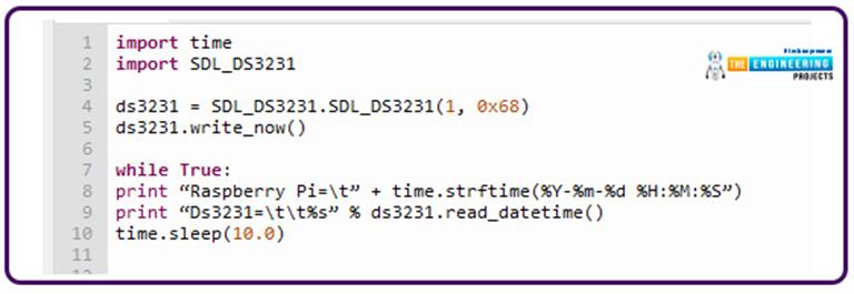 Interfacing Of Rtc Module With Raspberry Pi 4 For Real Time Clock The Engineering Projects