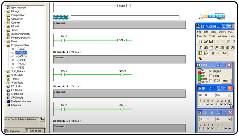 Master Reset Control in Ladder Logic Programming - The Engineering Projects