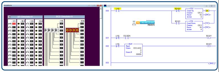 Advance Counter Functions in PLC Ladder Logic - The Engineering Projects