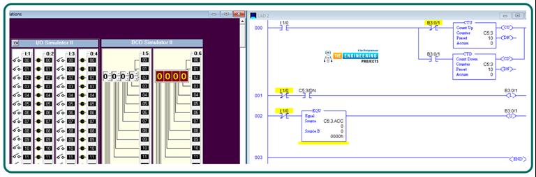 Advance Counter Functions in PLC Ladder Logic - The Engineering Projects