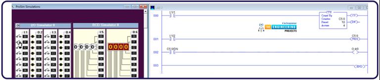 Advance Counter Functions in PLC Ladder Logic - The Engineering Projects