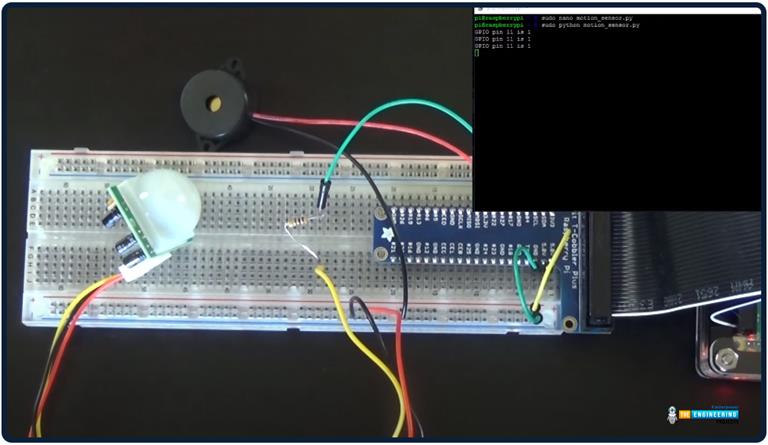 Motion Detection With Pir Sensor And Raspberry Pi 4 The Engineering Projects