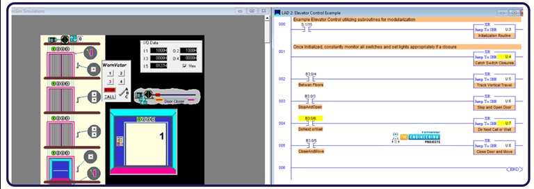 4-Floor Elevator Project with PLC Ladder Logic (Part 2) - The ...