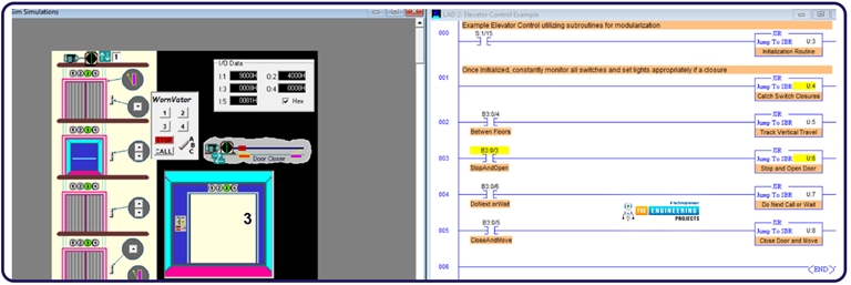 4-Floor Elevator Project with PLC Ladder Logic (Part 2) - The ...