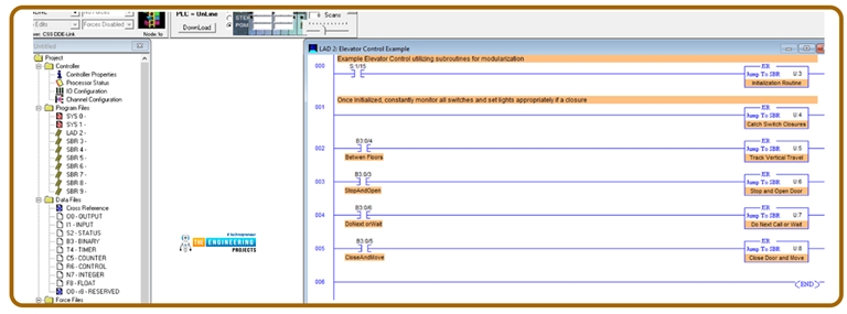 4-Floor Elevator Project with PLC Ladder Logic (Part 2) - The ...