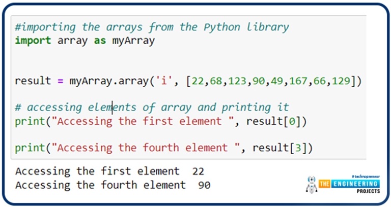 Python Arrays Practice In Jupyter Notebook The Engineering Projects