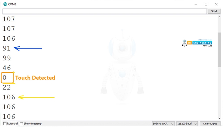 ESP32 Capacitive Touch Sensor in Arduino IDE - The Engineering Projects